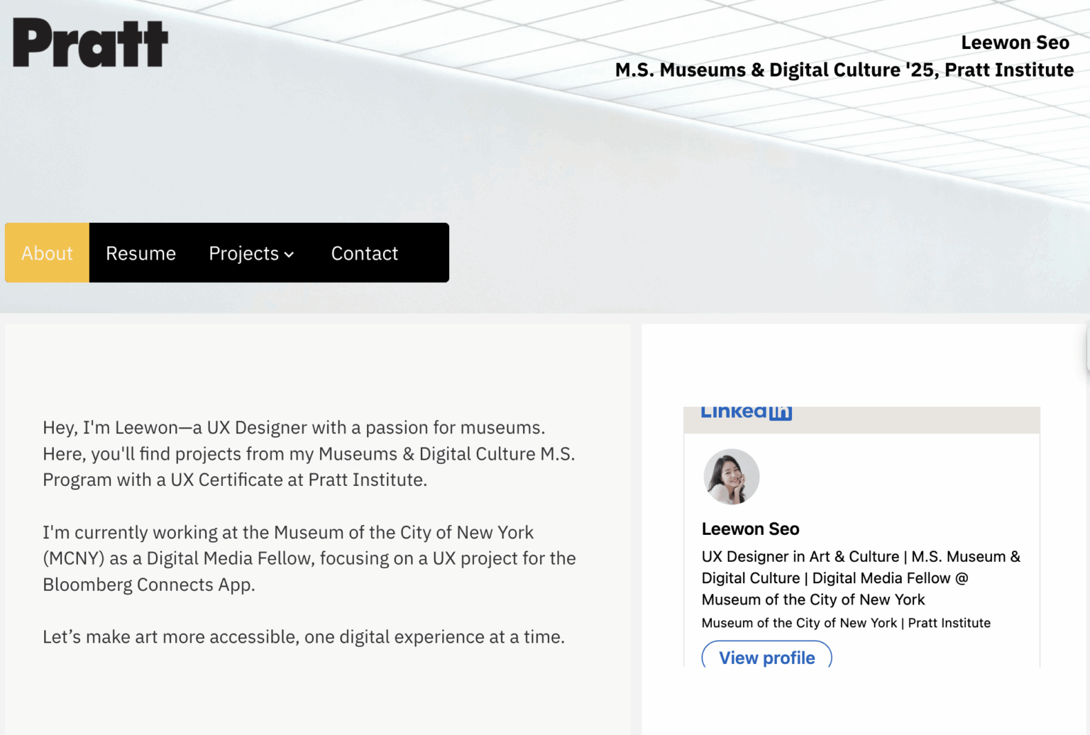 Leewon Seo (MSMDC '25) Portfolio - Pratt Institute